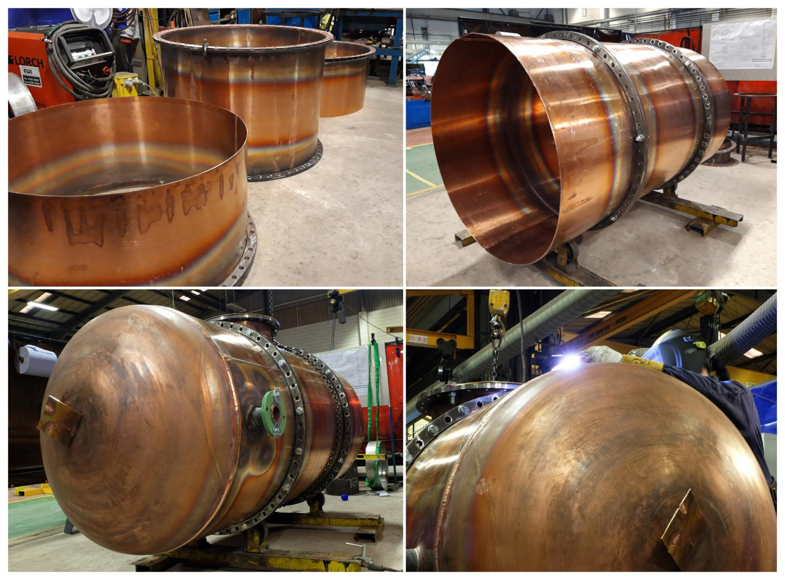 Sectional Hot Water Vessels | Ormandy Rycroft Engineering